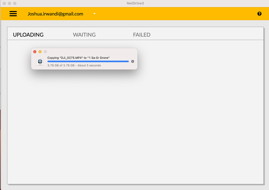 Files not uploading - NetDrive3 - Bdrive Support Forum - NetDrive and CloudSync